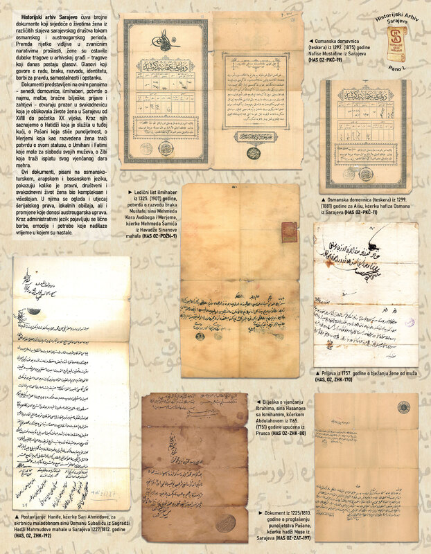 Peti pano izložbe "Femme Archival - Ženski glas iz Arhiva" · DARIAH-BiH